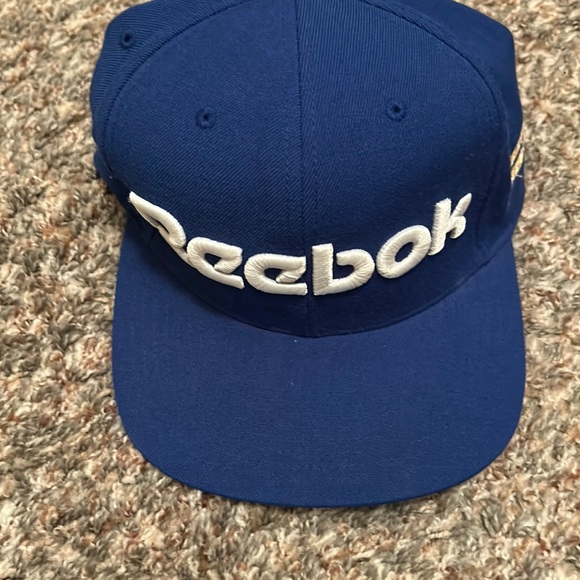 Reebok | Accessories | Preowned Royal Blue Reebok Baseball Cap With ...